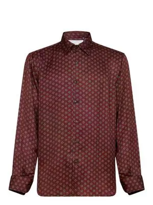 COSTUMEIN Geometric-print Long-sleeve Shirt