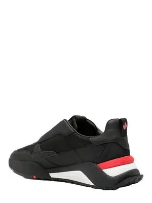 Dsquared2 Paneled Logo Print Sneakers - Black