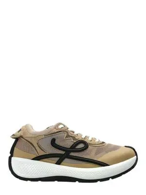 Loewe Pogo Sneakers With Paneled Design - Neutrals