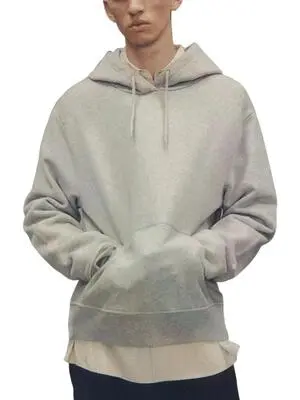 ENTIRE STUDIOS Drawstring Pouch-pocket Hoodie - Grey