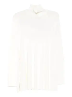 TOTÊME TOTEME Crepe Turtleneck Sweater