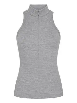 CLUB21 COLLECTION High-stretch Cut-out Tank Top - Grey