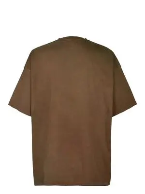 BREATH Angel Graphic-print Box-fit T-shirt - Brown