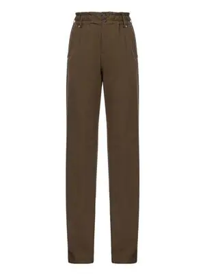 Pinko Semaforo High-waist Trousers - Brown
