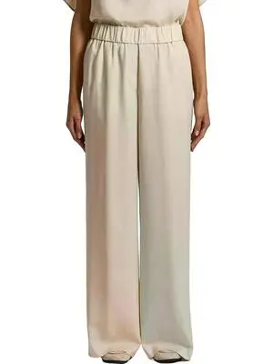 PESERICO Peserico Elasticated Waistband Wide-Leg Trousers