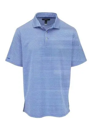 Rlx Ralph Lauren Striped Jersey Polo Shirt - Blue