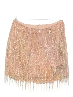 Aje Glisten Embellished Skirt - Neutrals