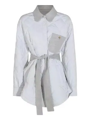 Fabiana Filippi Quilted Panelled Jacket - Grey