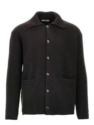 PIACENZA CASHMERE 1733 Virgin Wool Cardigan - Brown