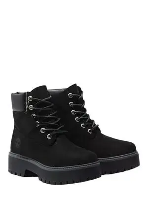 Timberland Stone Street Lace-up Ankle Boots - Black