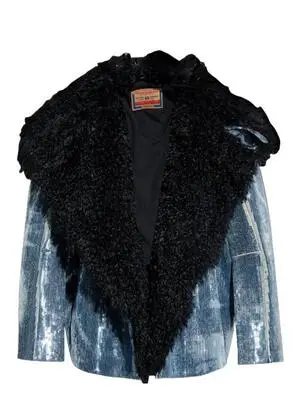 DIESEL® Diesel De-bika-s Jacket With Fur Collar