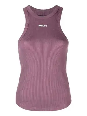 Polo Ralph Lauren Racerback Tank Top With Logo Print - Gray