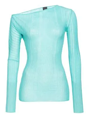 Pinko Boat Neck Top - Blue