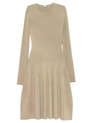 TOTEME Sculpted Knit Midi Dress - Green