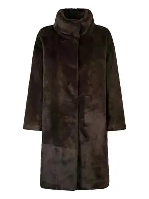 Herno Funnel-neck Coat - Brown