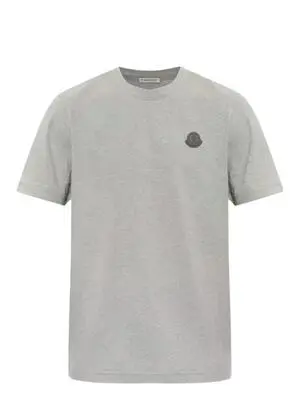 Moncler Logo-patch T-shirt Grey