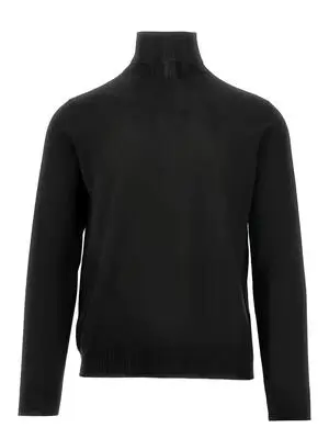 THE M.. The M.. Roll-neck Wool Knit Black