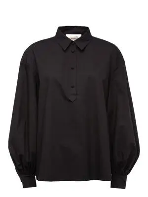 La DoubleJ La Double J Poet Cotton Shirt Black