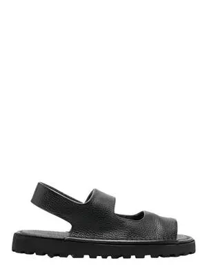 Marsèll Leather Slingback Sandals - Black