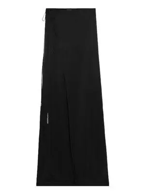 Blumarine High Waist Wrap Detail Trousers - Black