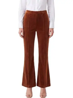 TOM FORD Flare Velvet Trousers - Hazel