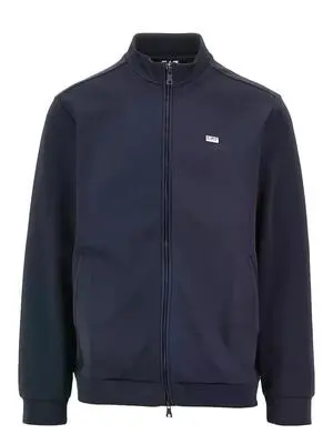 EA7 Logo Plaque Zip-up Jacket - Blue