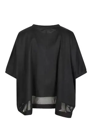 MIZUIRO IND Mizuiro Ind Mesh-Panel Wide T-Shirt