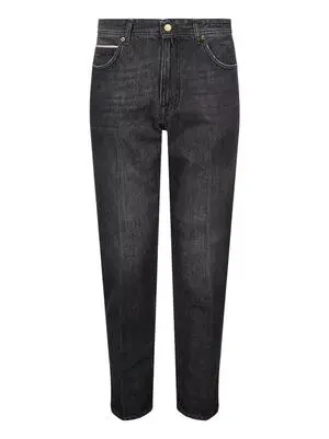 BRIGLIA 1949 Faded Pressed-crease Jeans - Grey