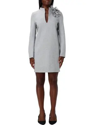 Liviana Conti Embellished Long Sleeve Dress - Multicolor