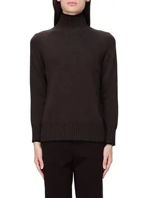 KANGRA High Neck Sweater - Brown