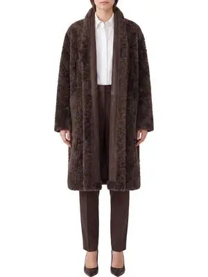 TOM FORD Shearling Coat - Brown