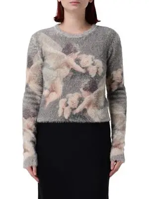 Fiorucci Fiorucci Angellic Print Knit Sweater Grey