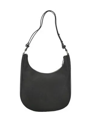 ALVIERO MARTINI 1° CLASSE Logo-plaque Map-print Shoulder Bag - Black