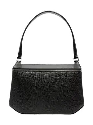 TOTEME Palmellato-patent Shoulder Bag - Black