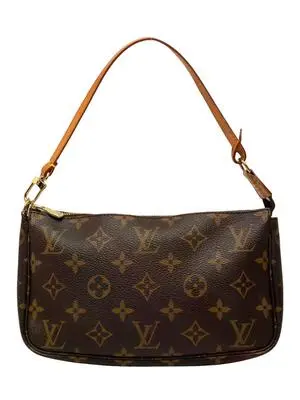 LOUIS VUITTON Monogram Pochette Accessories Shoulder Bag - Brown