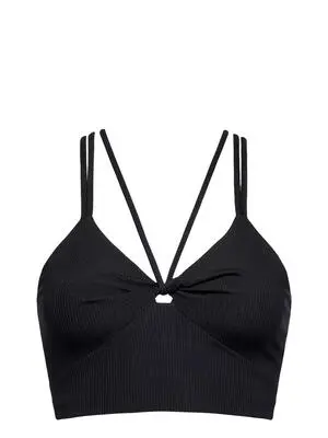 ERES Danica Knotted Ribbed Sports Bra - Black