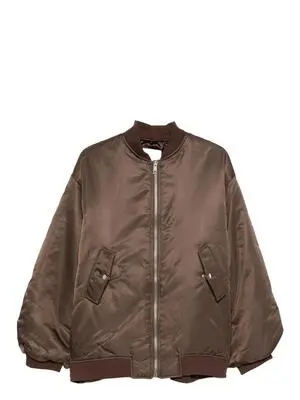 THE FRANKIE SHOP The Frankie Shop MA1 Bomber Jacket Brown