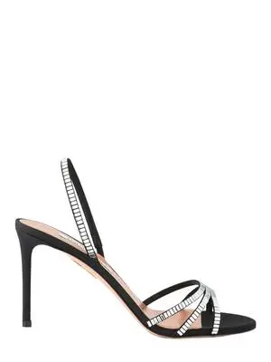 AQUAZZURA Aquazzura Crystal-Embellished Slingback Sandals