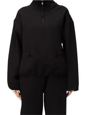 Woolrich Fleece Zip-up Sweatshirt - Black