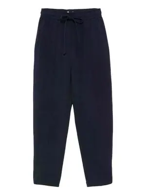 PSOPHIA Drawstring Tapered Trousers - Blue