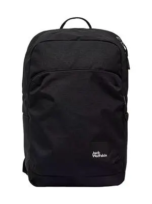 JACK WOLFSKIN Terraview Ripstop Backpack With Logo Patch - Black