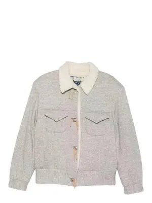 A.N.G.E.L.O. VINTAGE CULT A.N.G.E.L.O. Vintage Cult 1980s Embroidered Grey Jacket