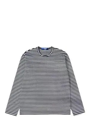 Junya Watanabe Striped Long-sleeved T-shirt - White
