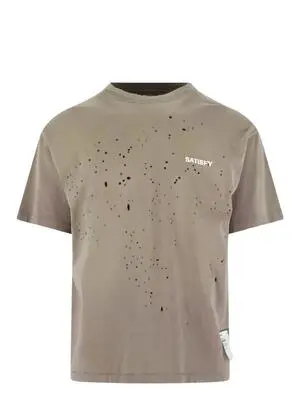 Satisfy Mothtech Distressed T-shirt - Neutrals