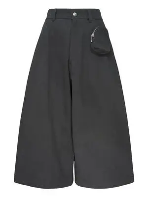 MELITTA BAUMEISTER Pouch Detail Wide-leg Trousers - Black