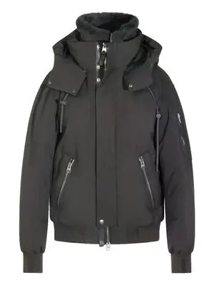 Mackage Quilted-back Hooded Jacket - Grey