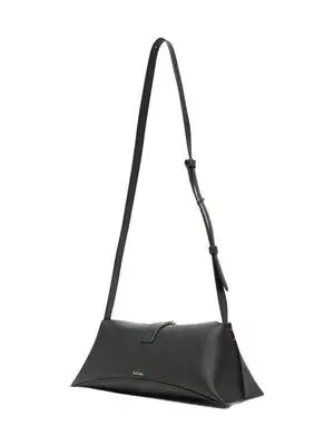 Paul Smith Buckle-detail Leather Shoulder Bag - Black