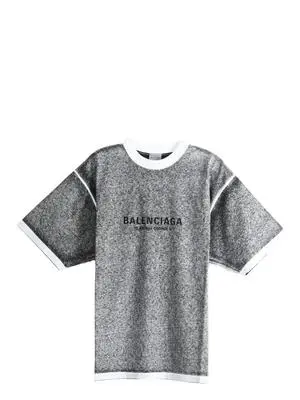 Balenciaga Logo-print T-shirt - Grey