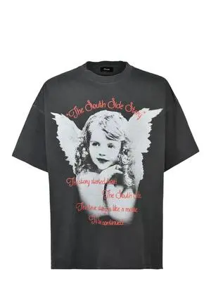 BREATH Angel Graphic-print T-shirt - Grey