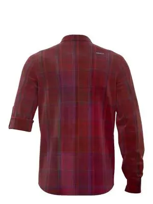 REDELK Check-pattern Chest-pocket Shirt - Red